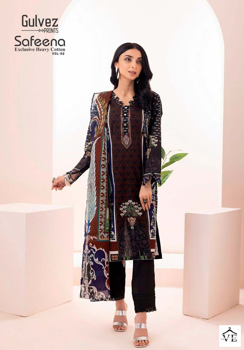 Gulvez Safeena Vol 2 Cotton Wholesale Pakistani Salwar Suit Catalog ...