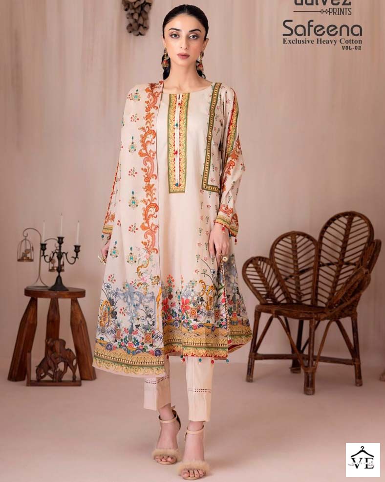 Gulvez Safeena Vol 2 Cotton Wholesale Pakistani Salwar Suit Catalog ...