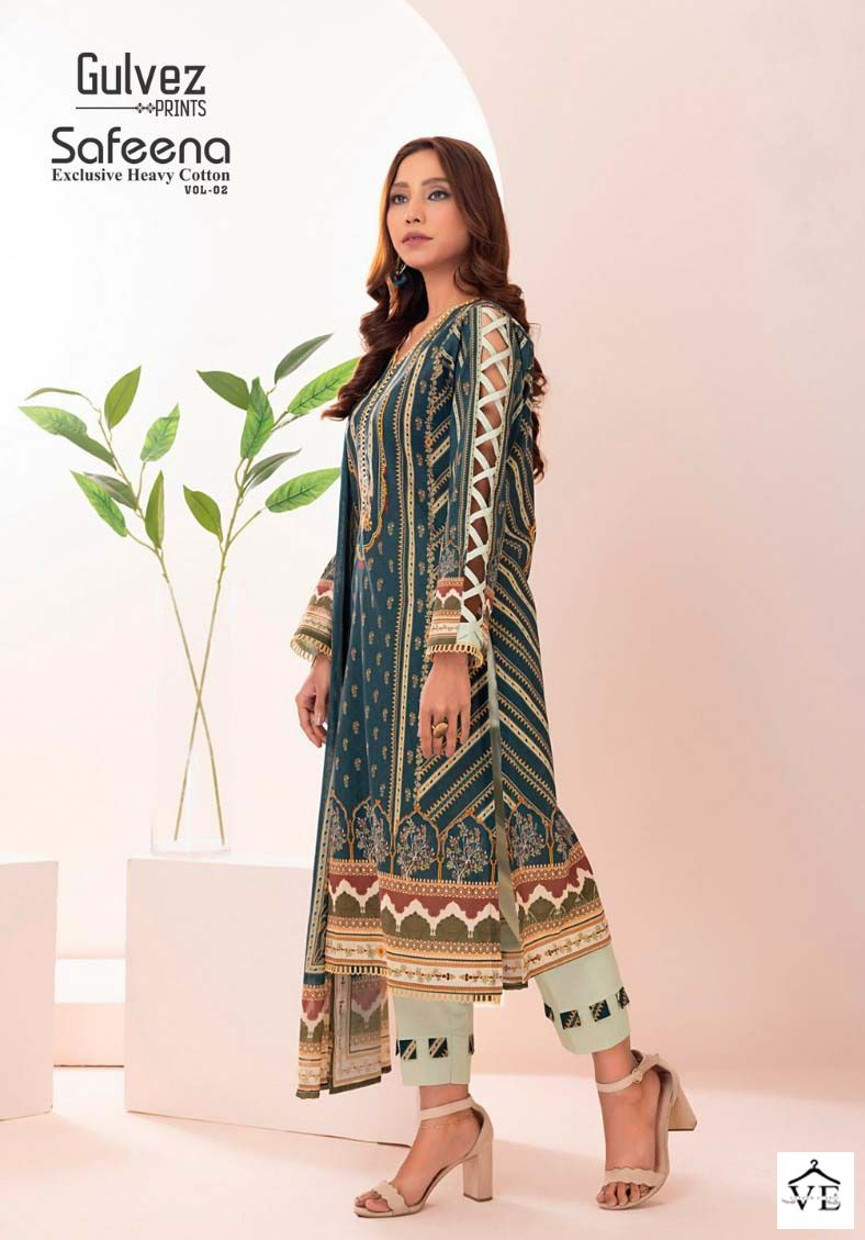Gulvez Safeena Vol 2 Cotton Wholesale Pakistani Salwar Suit Catalog ...