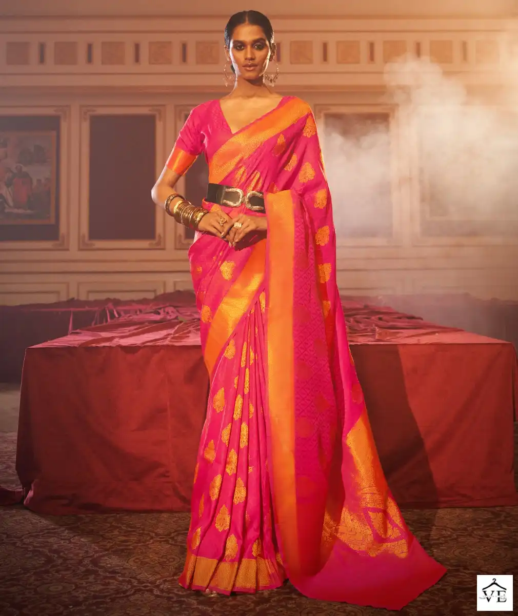 The Fabrica Sherlie Handloom Weaving Silk Wholesale Saree Catalog ...