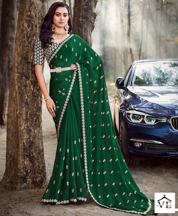 VE Avatar Chiffon Wholesale Saree Catalog - Vardan Ethnic