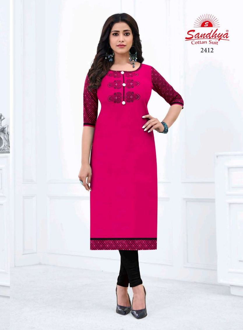 Vardan Ethnic Kalakruti Vol 24 Cotton Wholesale Daily Wear Kurts ...