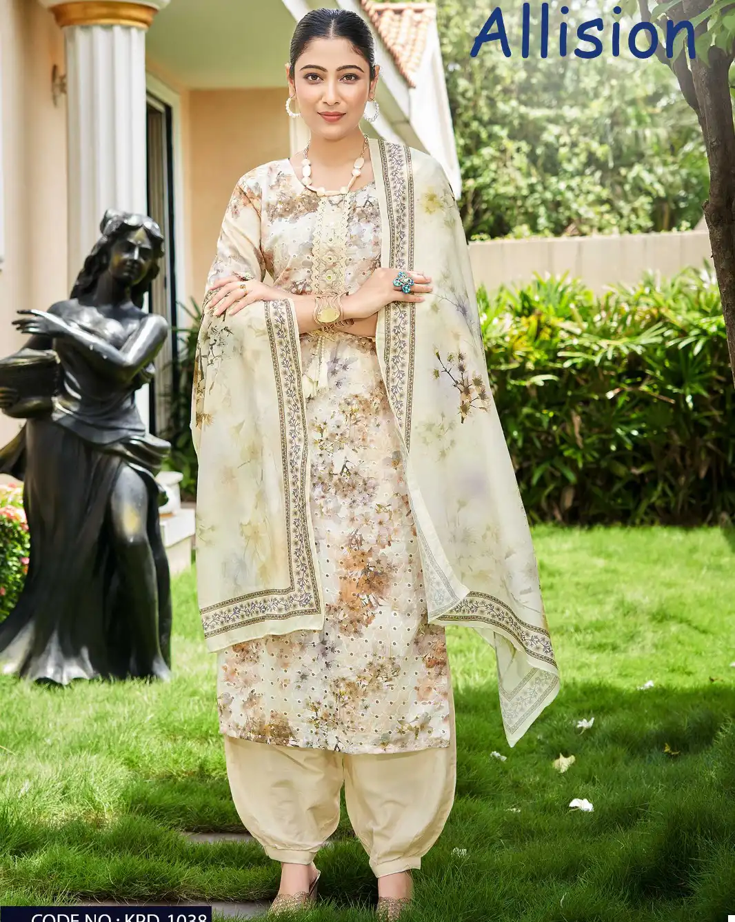 Vitara Alision Cotton Wholesale Readymade Size Set Suits Catalog ...
